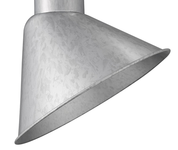 Millennium Lighting 12" RLM Angle Shade, Galvanized Finish – ledquant lighting