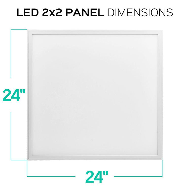 4-Pack 2x2 FT LED Panel Light, 36W, 3500K Natural White, 4000 Lumens ...