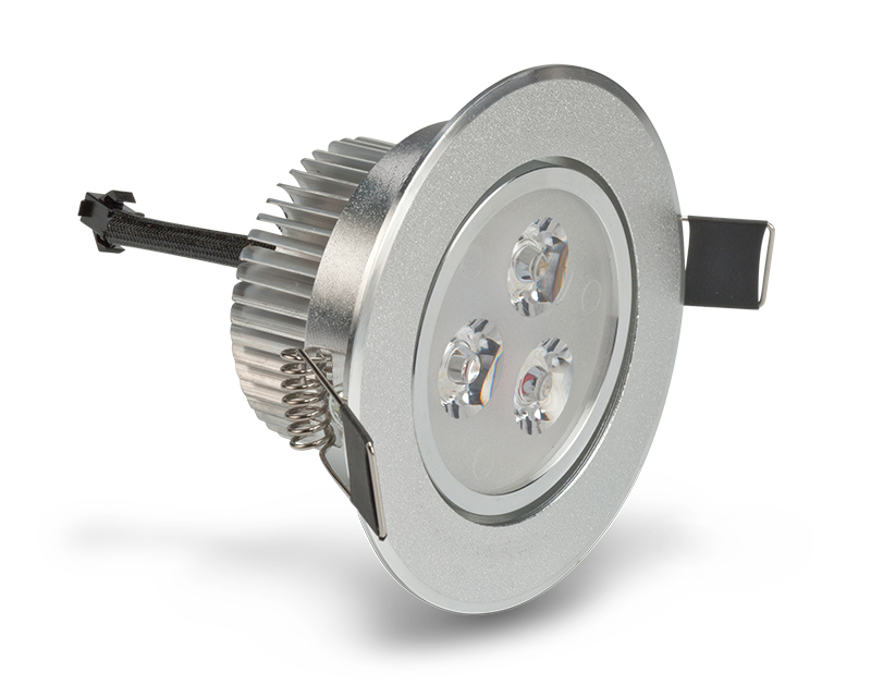 LEDQuant 3 Watt Dimmable Recessed LED Lighting Fixture, Recessed Downl ...